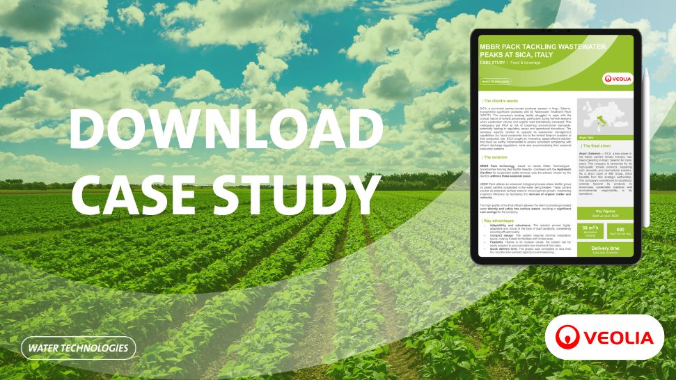 Download our case study – Sica tackles wasteater peak with MBBR