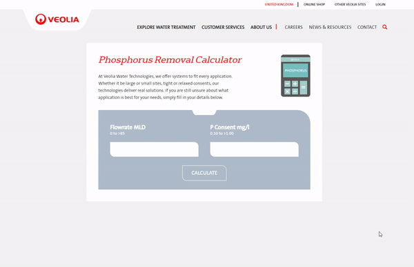 Phosphorus Removal Calculator | Veolia Water Technologies UK